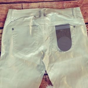 Celebrity Pink | Jeans | Nwt Celebrity Pink Disco White Metallic Jeans ...